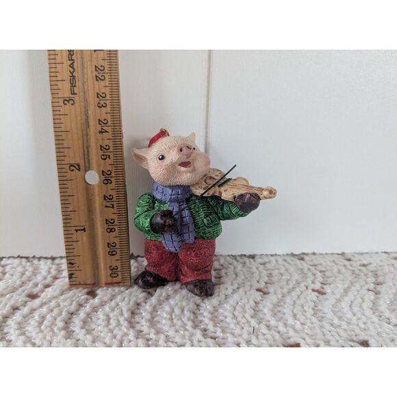 unbranded | Holiday | Vintage Pig Playing Violin Tree Ornament Made In ...
